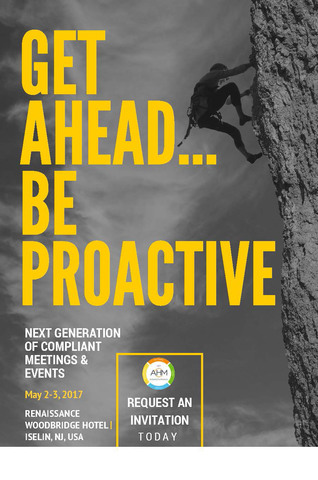 The Next Generation of Compliant Meetings & Events: AHM Hosts 5th ...