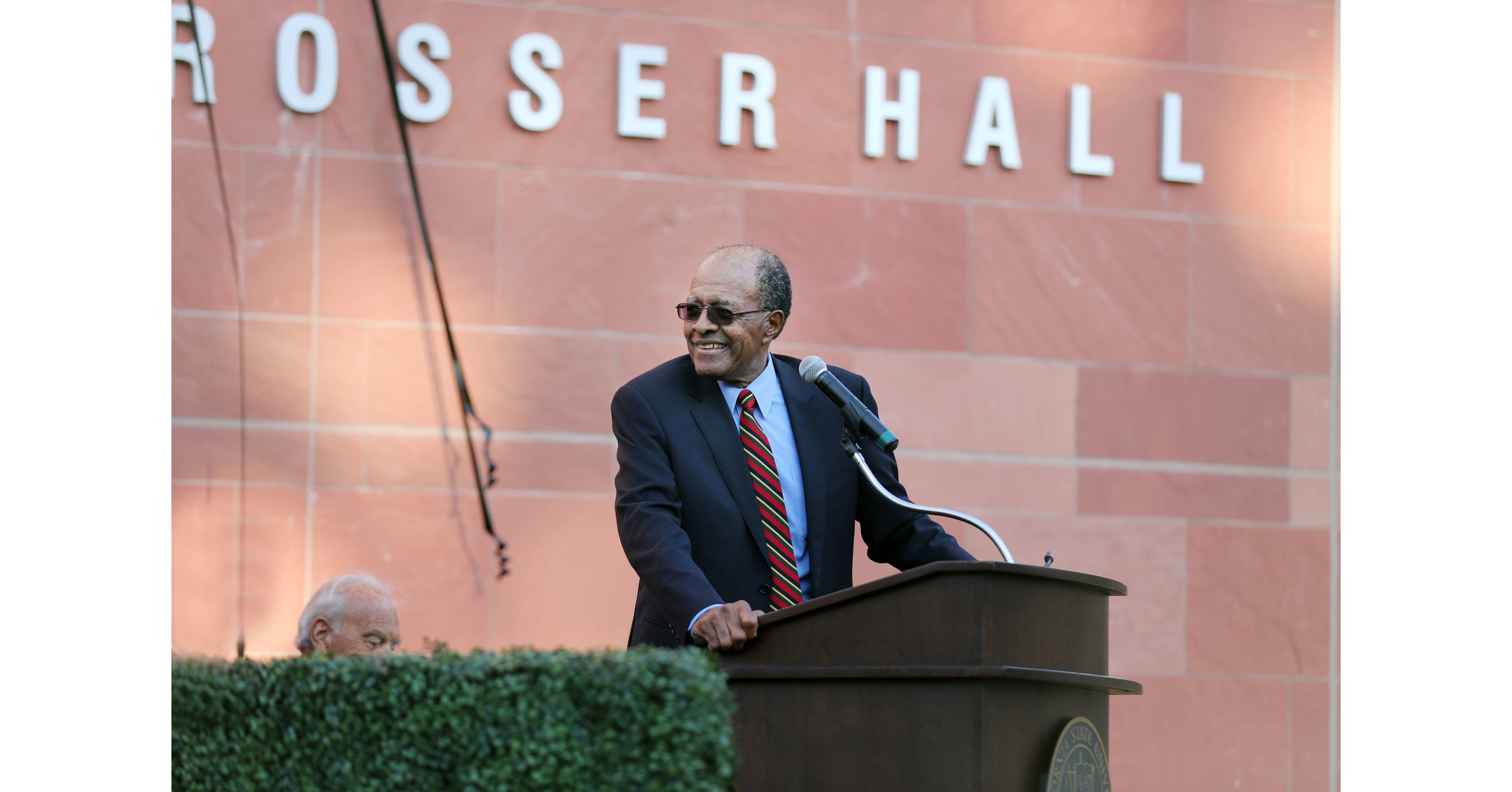 James M. Rosser Hall dedicated in honor of legendary former president