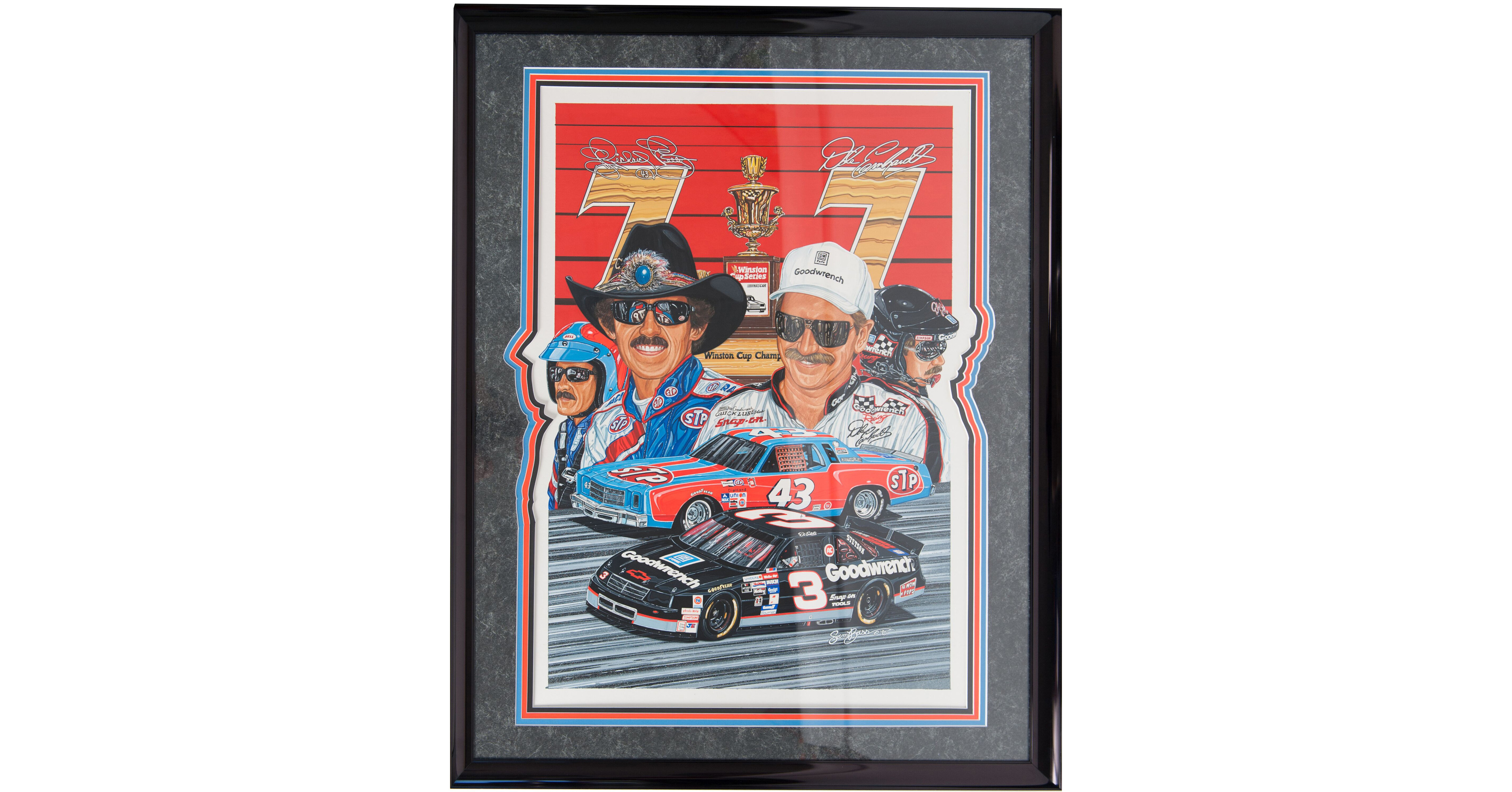 Original Artwork by Famed NASCAR Artist Sam Bass To Sell at Auction
