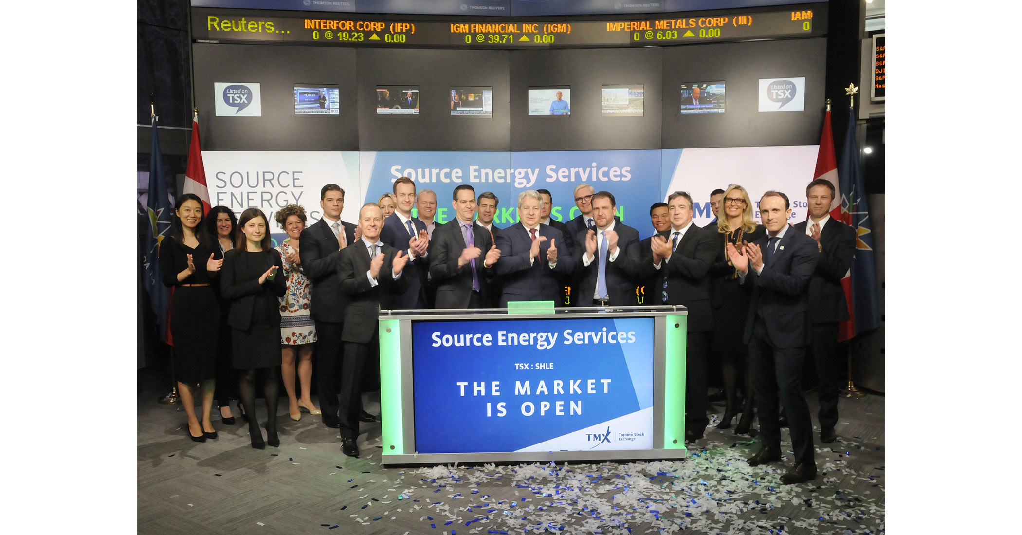 Source Energy Services Ltd. Opens the Market