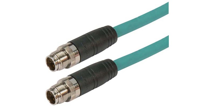 L-com Debuts New Line of Premium X-Coded M12 Cable Assemblies