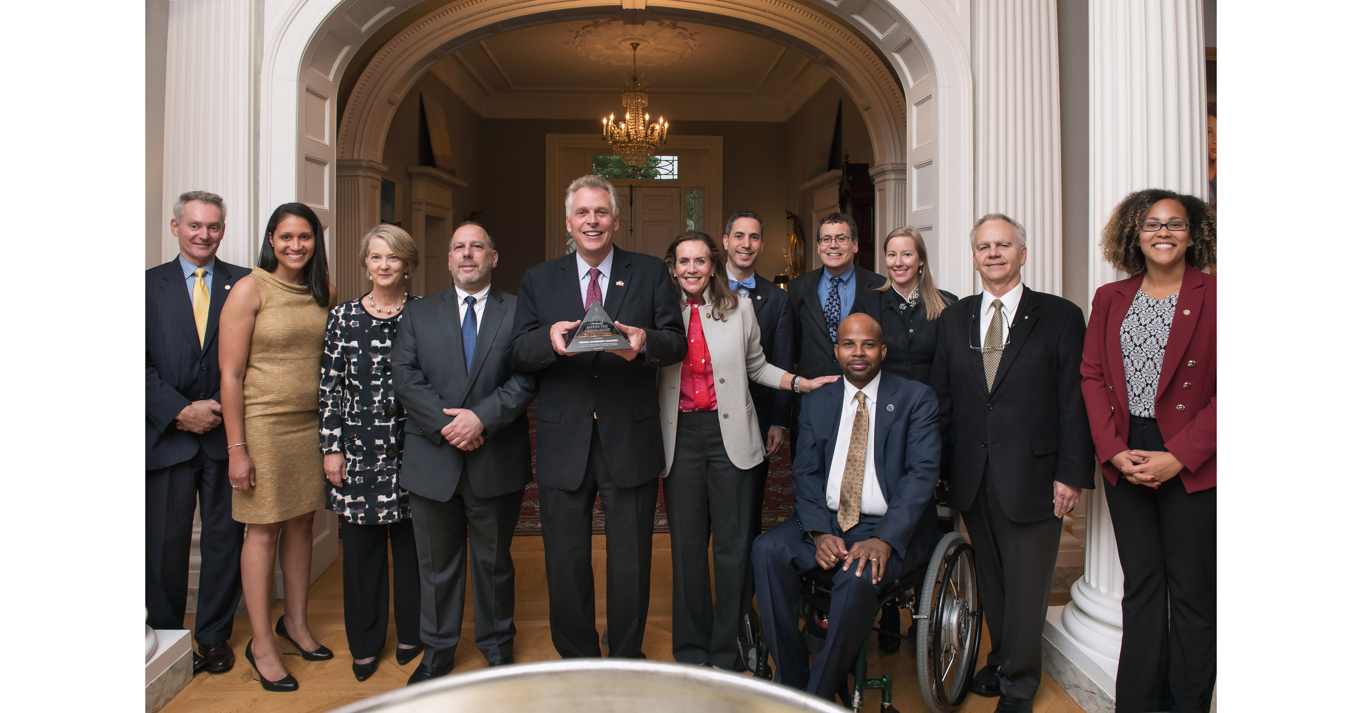 Paralyzed Veterans of America Celebrates Virginia Governor's Mansion ...
