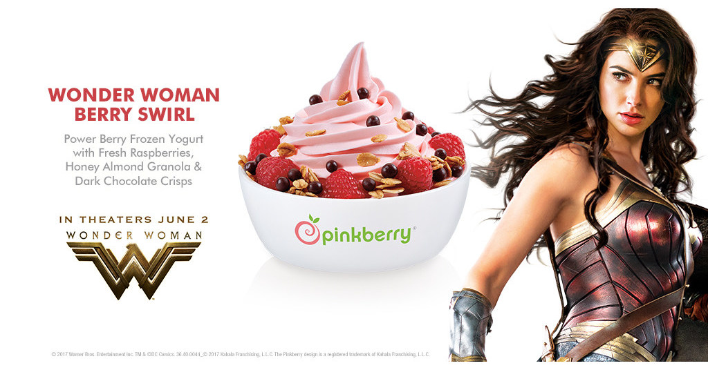 Pinkberry Releases Wonder Woman Movie-Inspired Frozen Yogurt Flavor