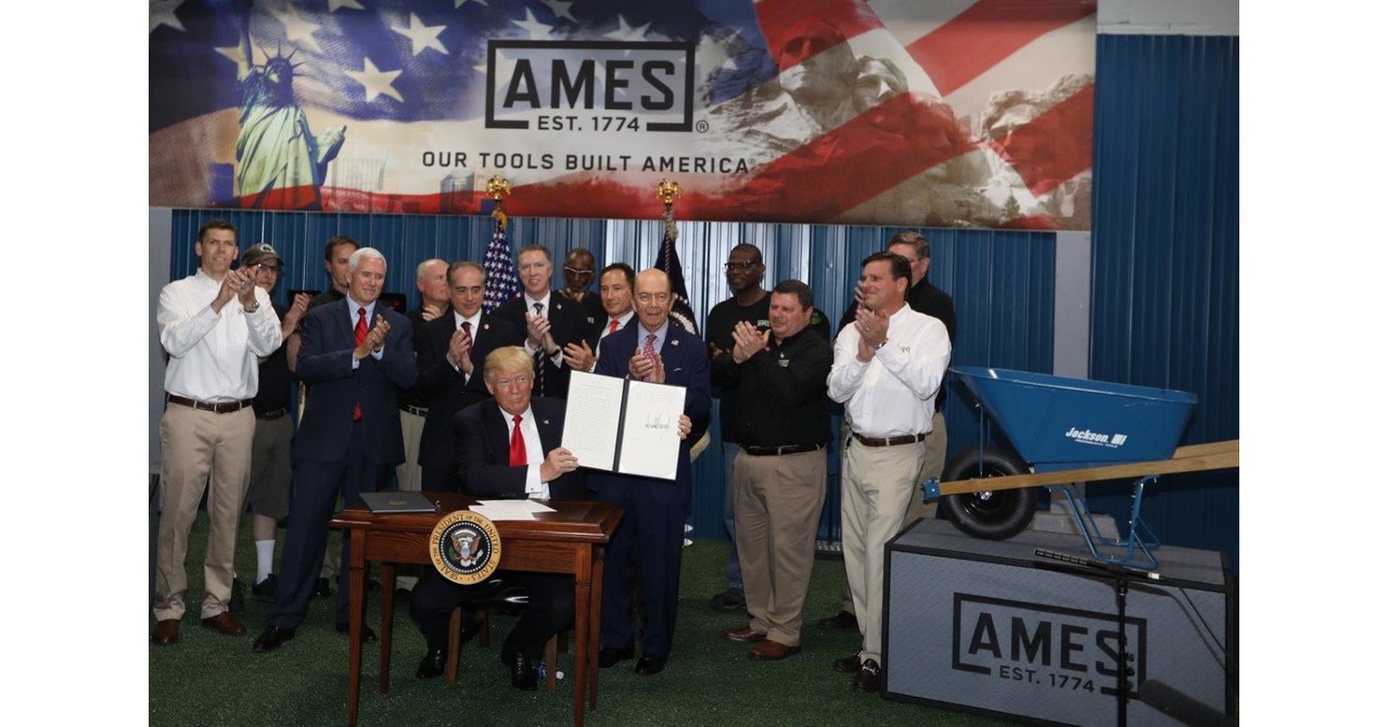 President Donald J. Trump Marks 100th Day in Office with Visit to AMES