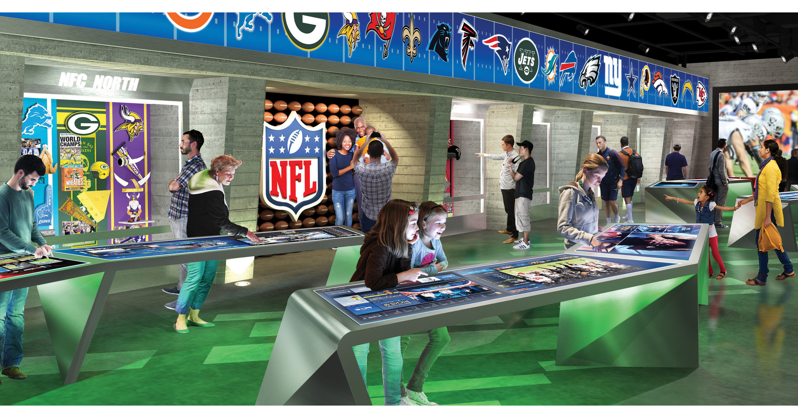 NFL Experience Times Square Unveils Sneak Peek of New One-Of-A-Kind ...