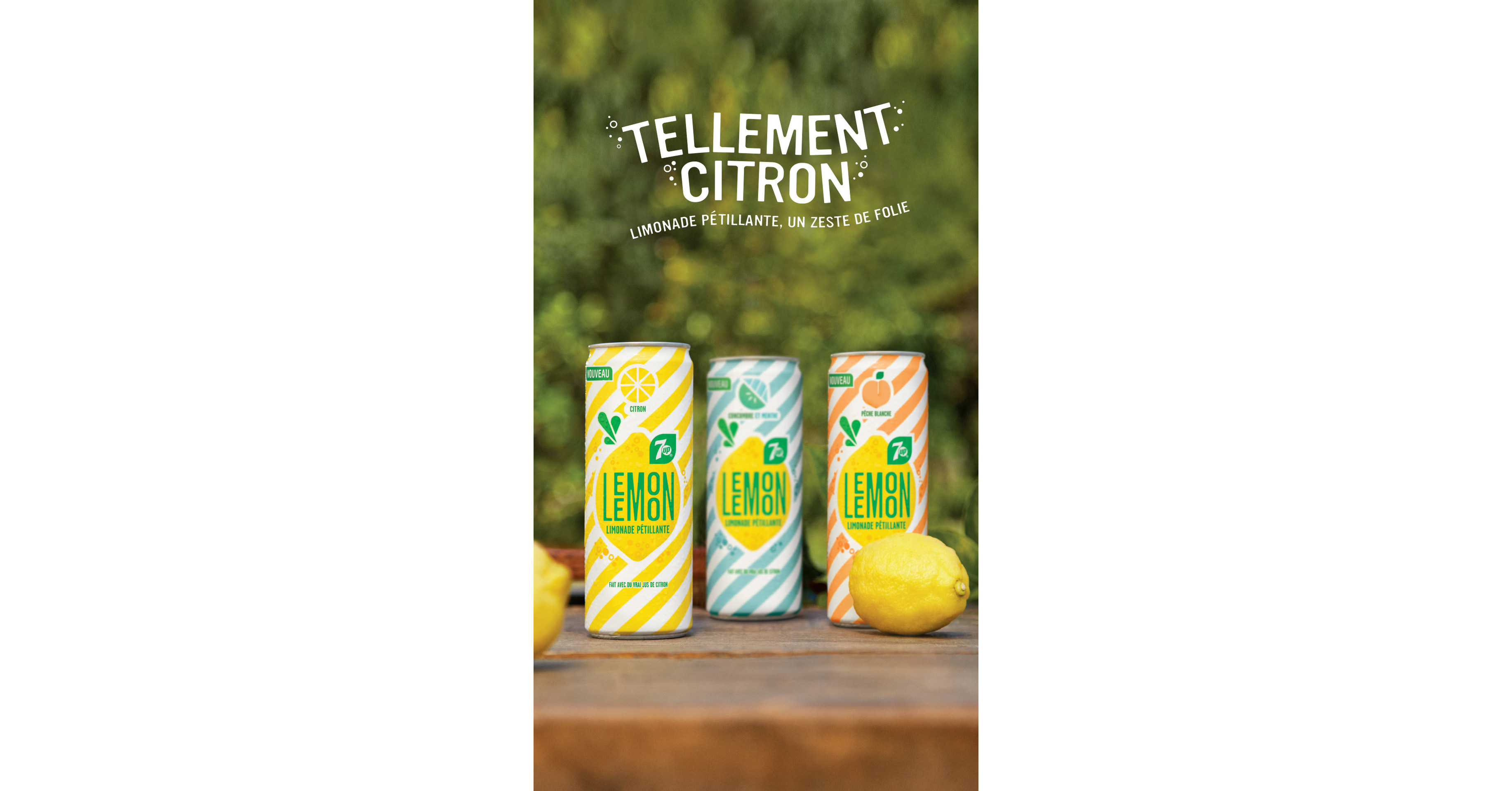 PepsiCo lance 7UP Lemon Lemon(MC), juste à temps pour l'été