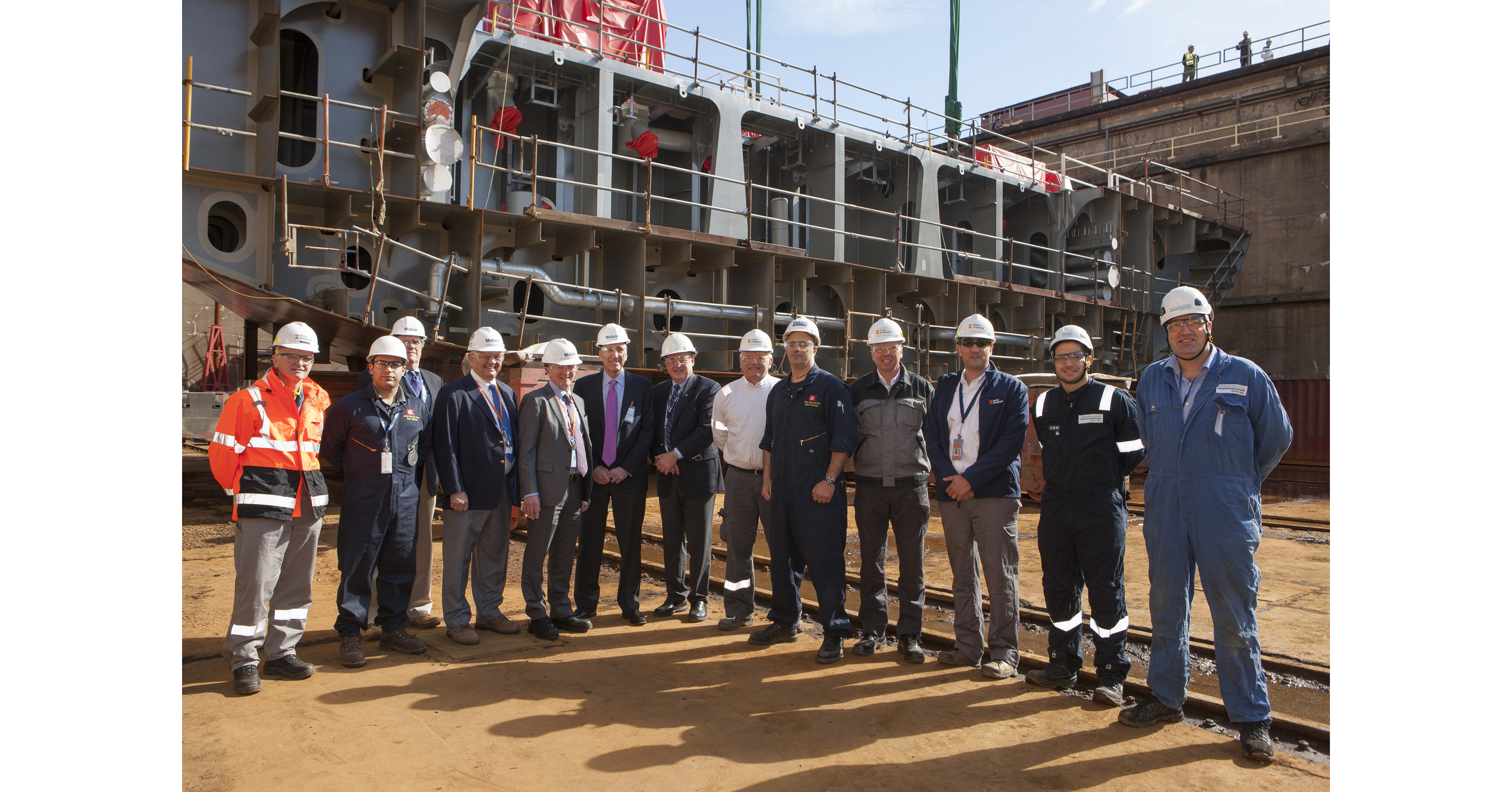 Matson, Philly Shipyard Mark "Aloha Class" Ship Construction Milestone ...