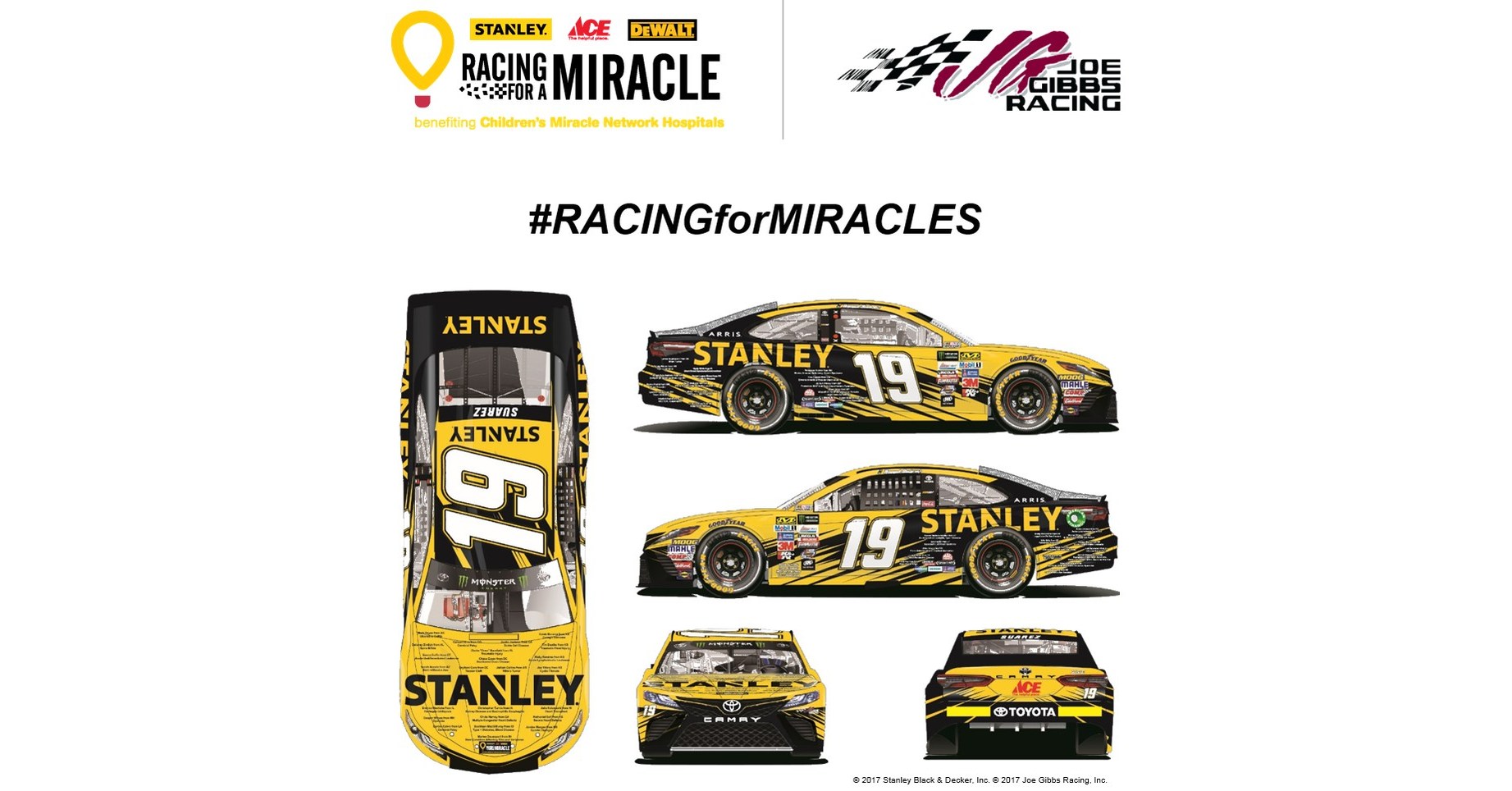 Daniel Suárez and No. 19 STANLEY Team Race for a Miracle This Weekend