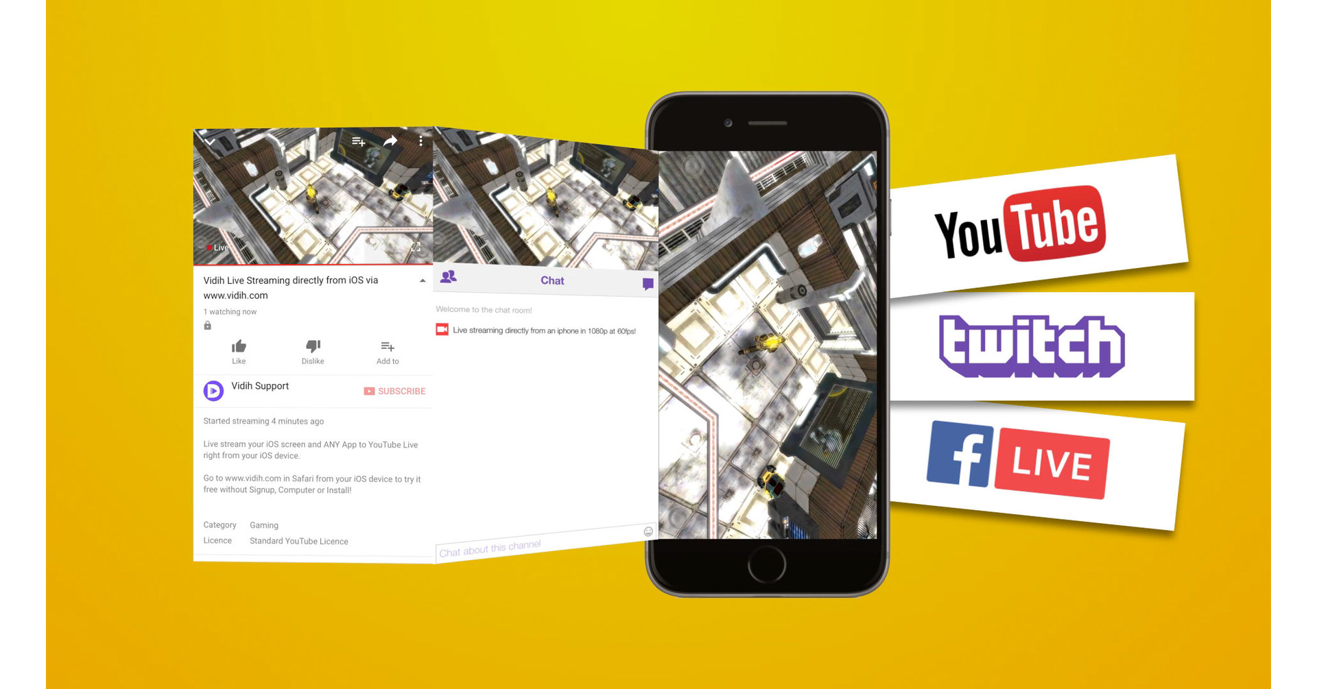 Vidih Introduces Easy, Powerful iOS Screen Recording and Live Streaming ...