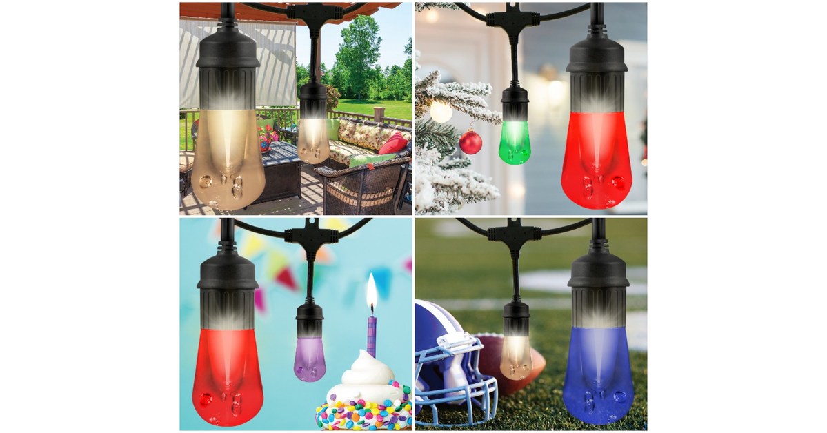 Enbrighten Seasons Café Lights Are the Next Big Thing in Color Changing ...