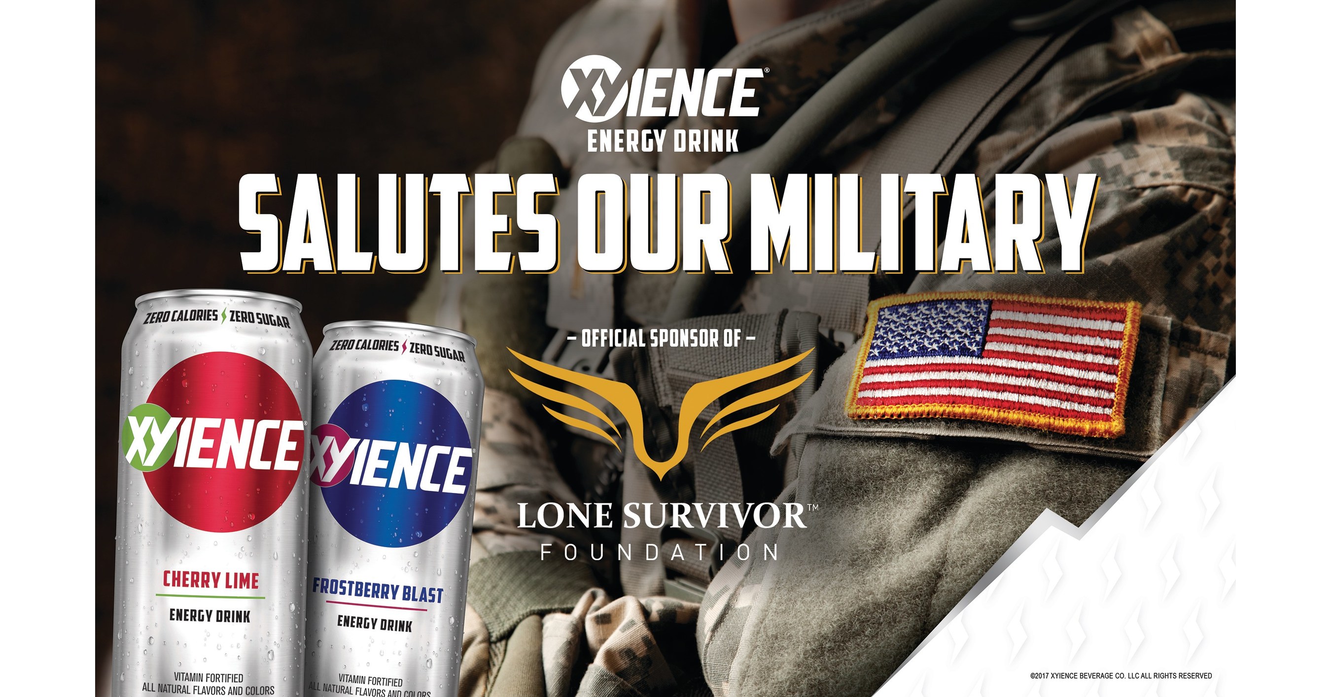 XYIENCE Energy Drink Honors Our Nation's Military Heroes By Supporting ...