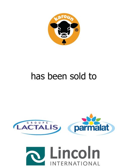 Lincoln International Represents Karoun Dairies in its Sale to Parmalat