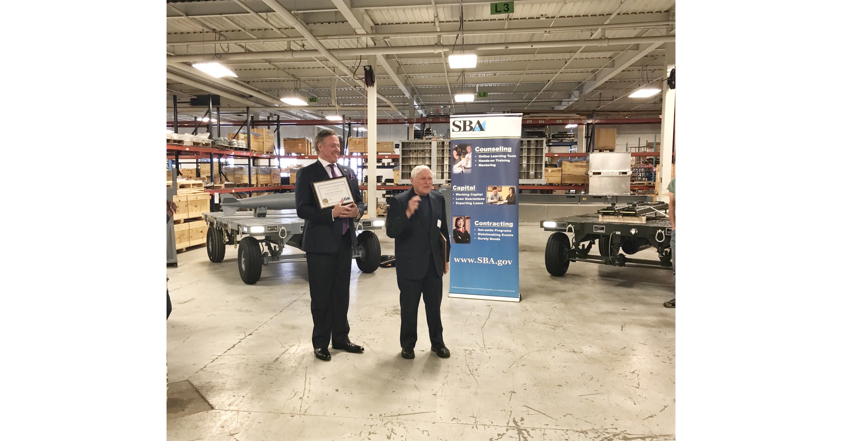 PDI Ground Support Systems Named 2017 Exporter of the Year for Region V