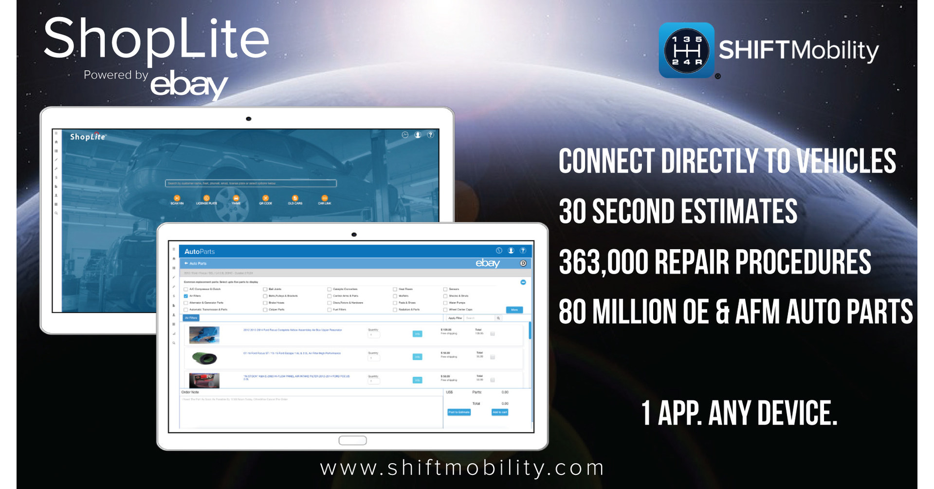 eBay Motors and SHIFTMobility Partner to Drive Independent Repair Shop Parts Sales