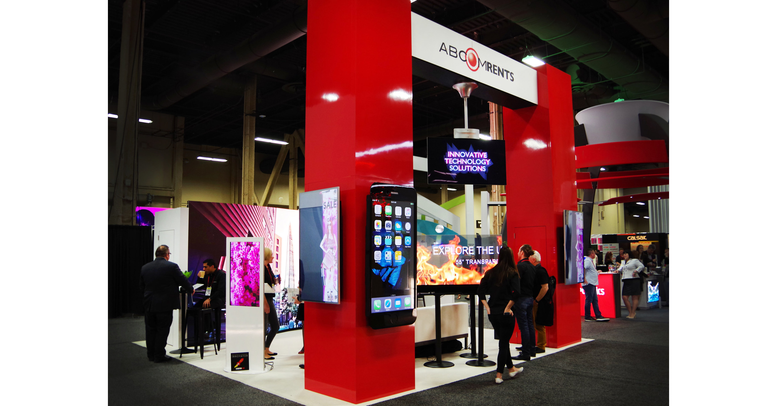 Interactive Digital Signage Solutions Dominate ABCOMRENTS' Booth at ...