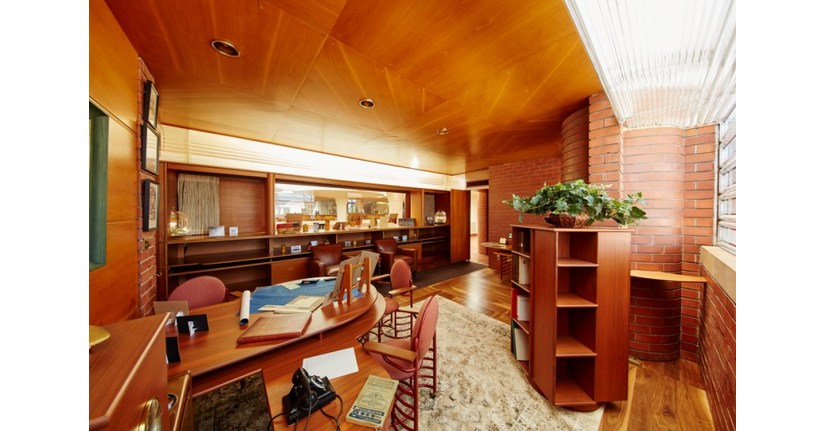 Spotlight on Frank Lloyd Wright: H.F. Johnson Jr.'s Office in the SC ...
