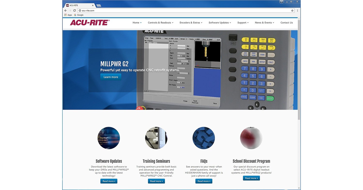 New ACU-RITE Website is Now Live Resource