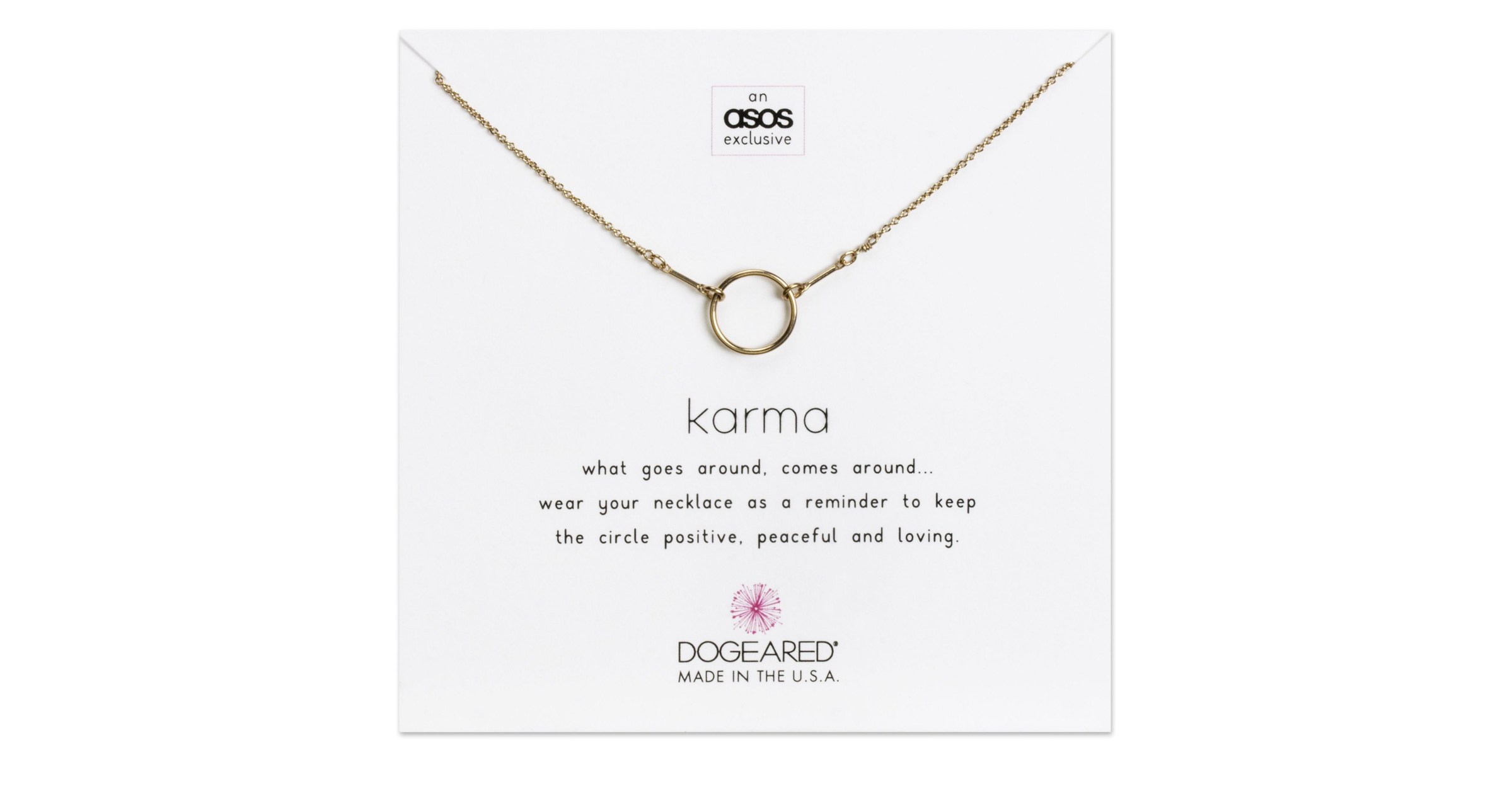 Dogeared x ASOS Exclusive 10th Anniversary Rose Gold Collection