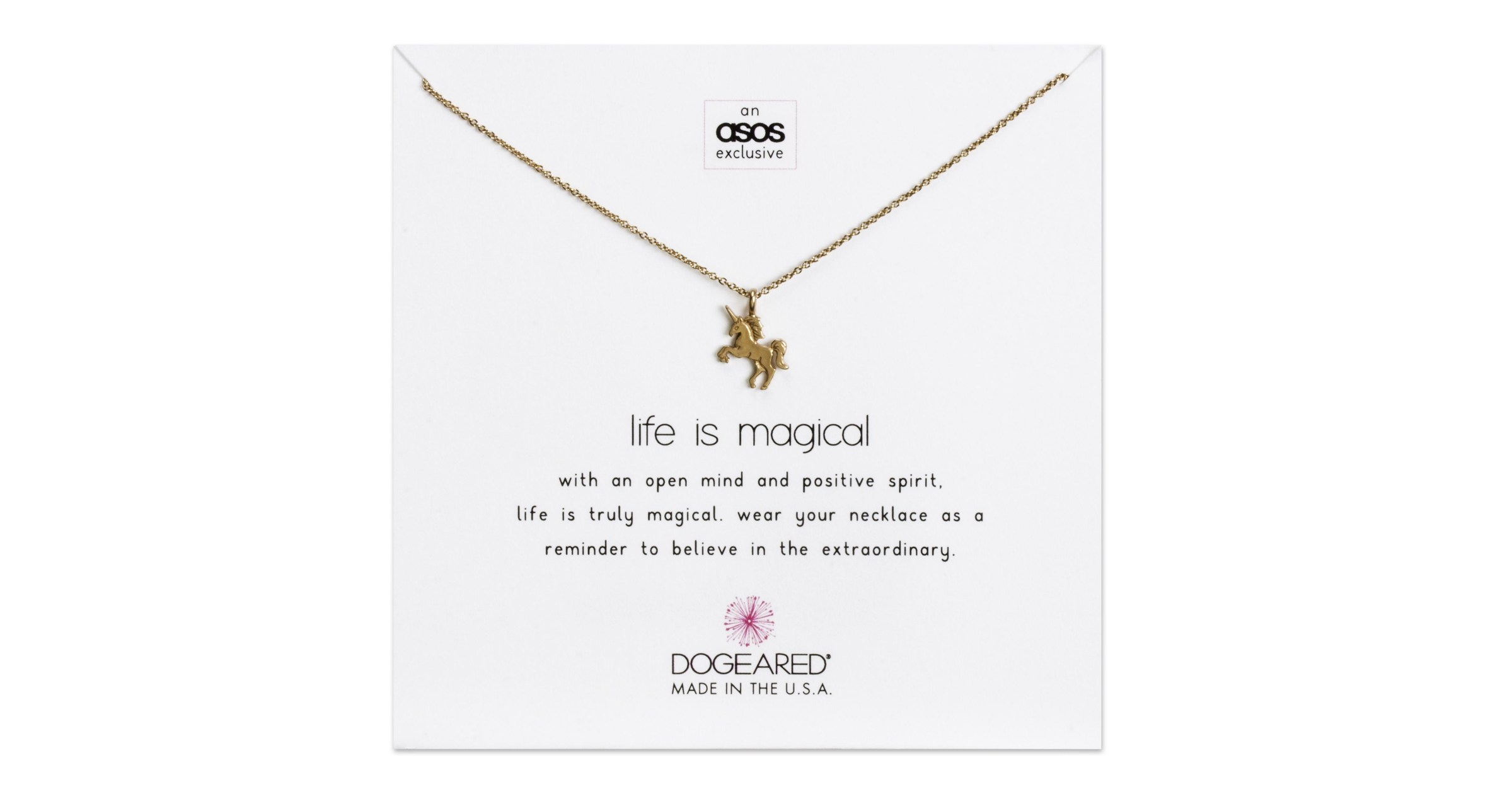 Dogeared x ASOS Exclusive 10th Anniversary Rose Gold Collection