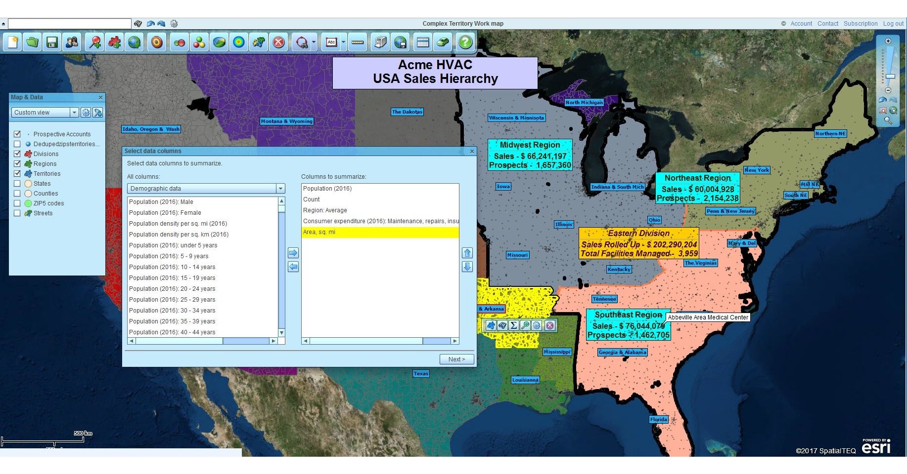 SpatialTEQ Inc. Releases Map Business Online 5.0 - Advanced Territory ...