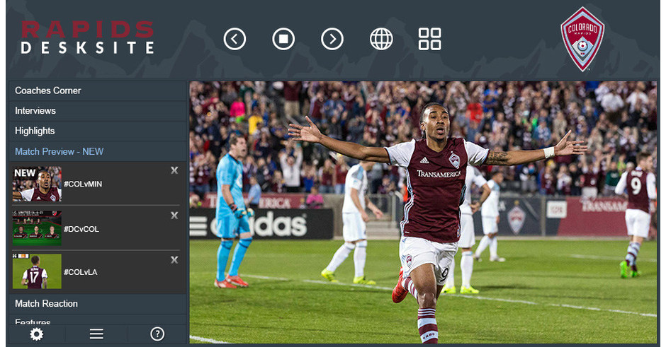 Colorado Rapids Launch New Video App With DeskSite