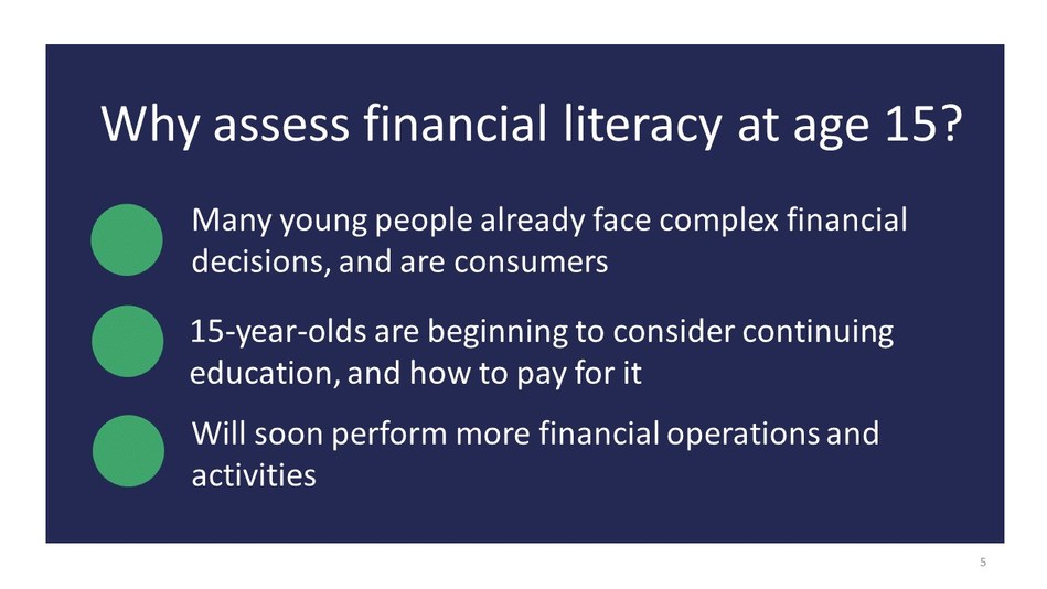 About one in five American 15-year-old students lack basic financial ...