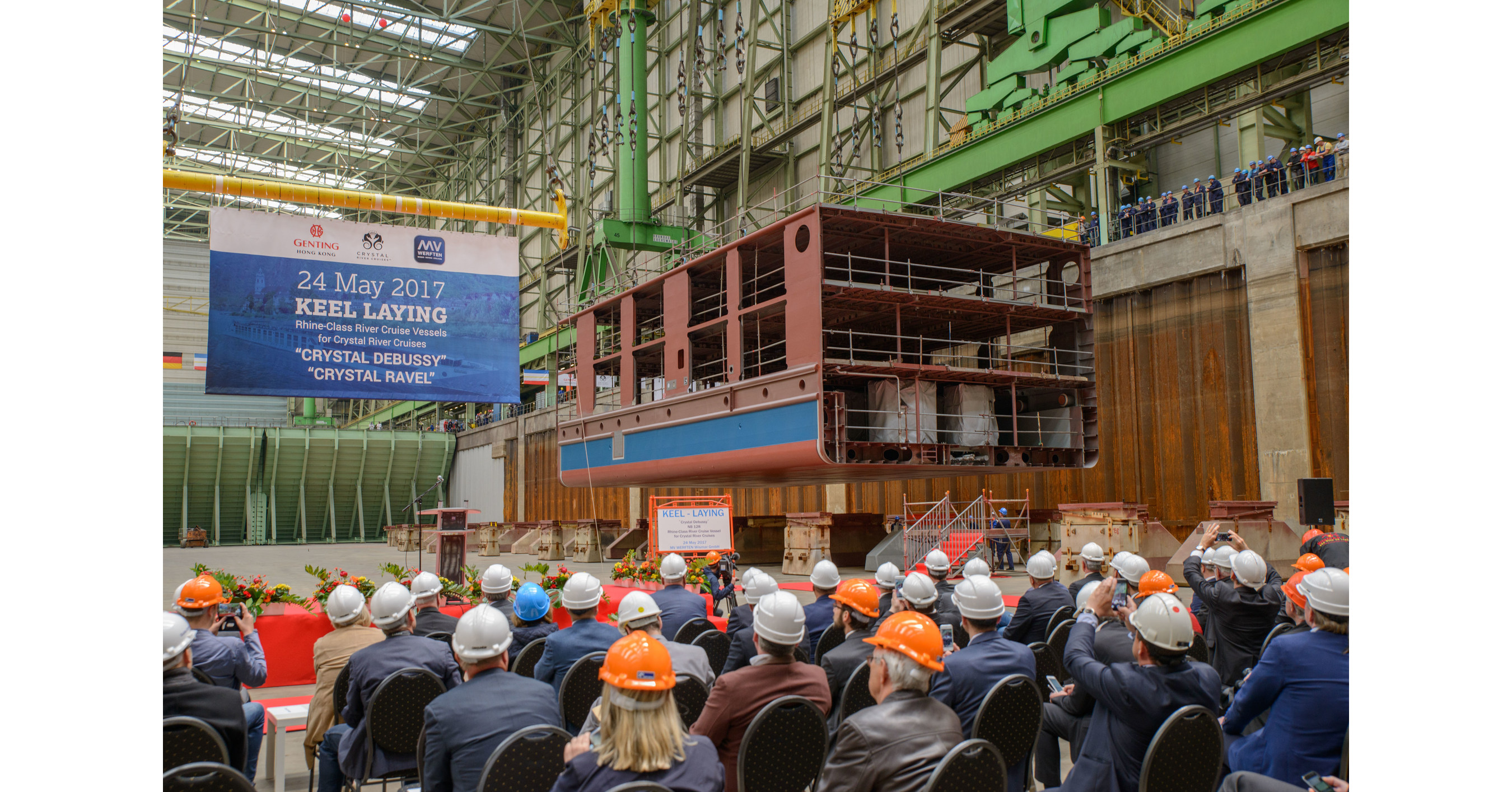 Crystal River Cruises' Expansion Of 'Rhine Class' Continues With Keel ...