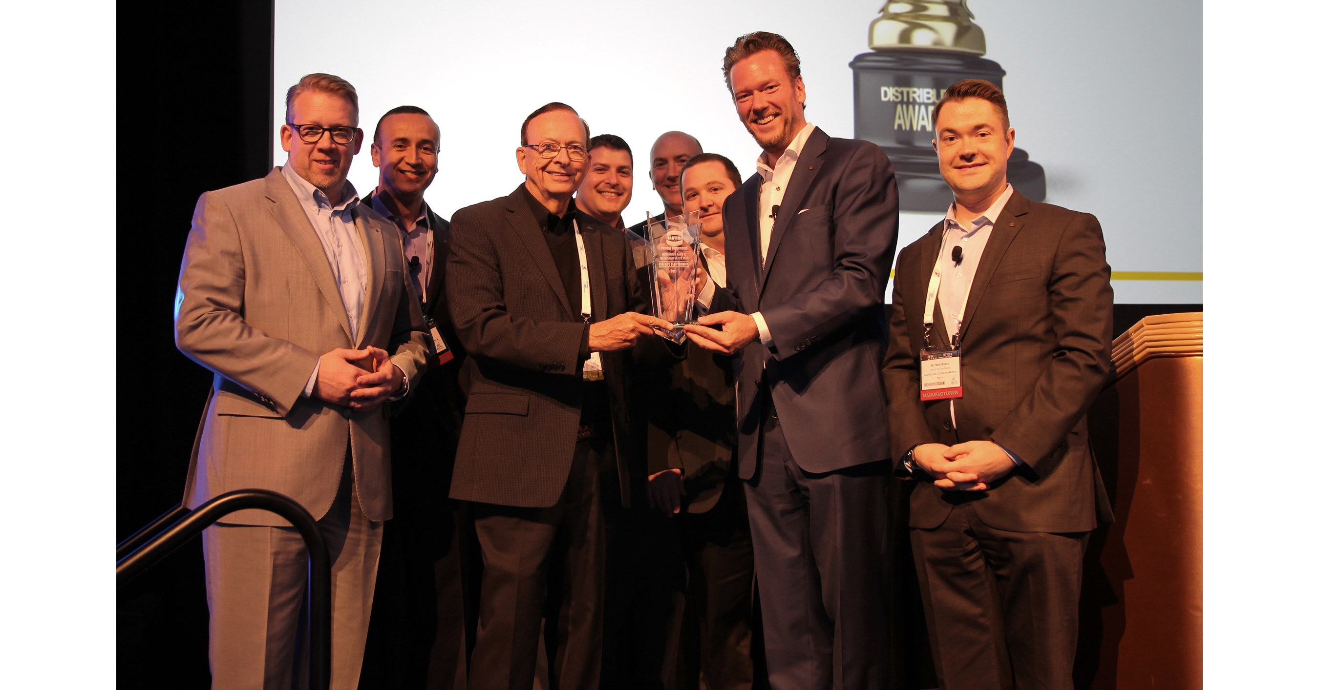 HARTING Recognizes Digi-Key with Distinguished Award for Distributor of ...
