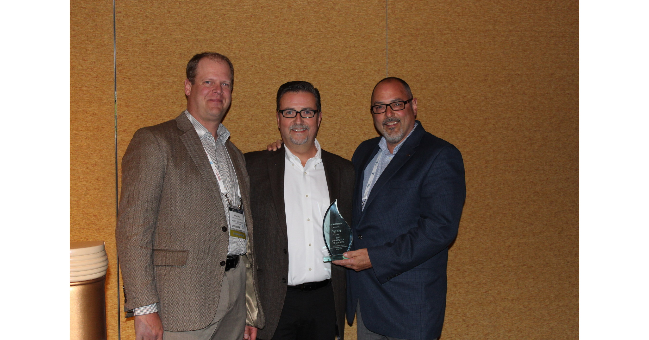 Schaffner Recognizes Digi-Key as 2016 Distributor of the Year