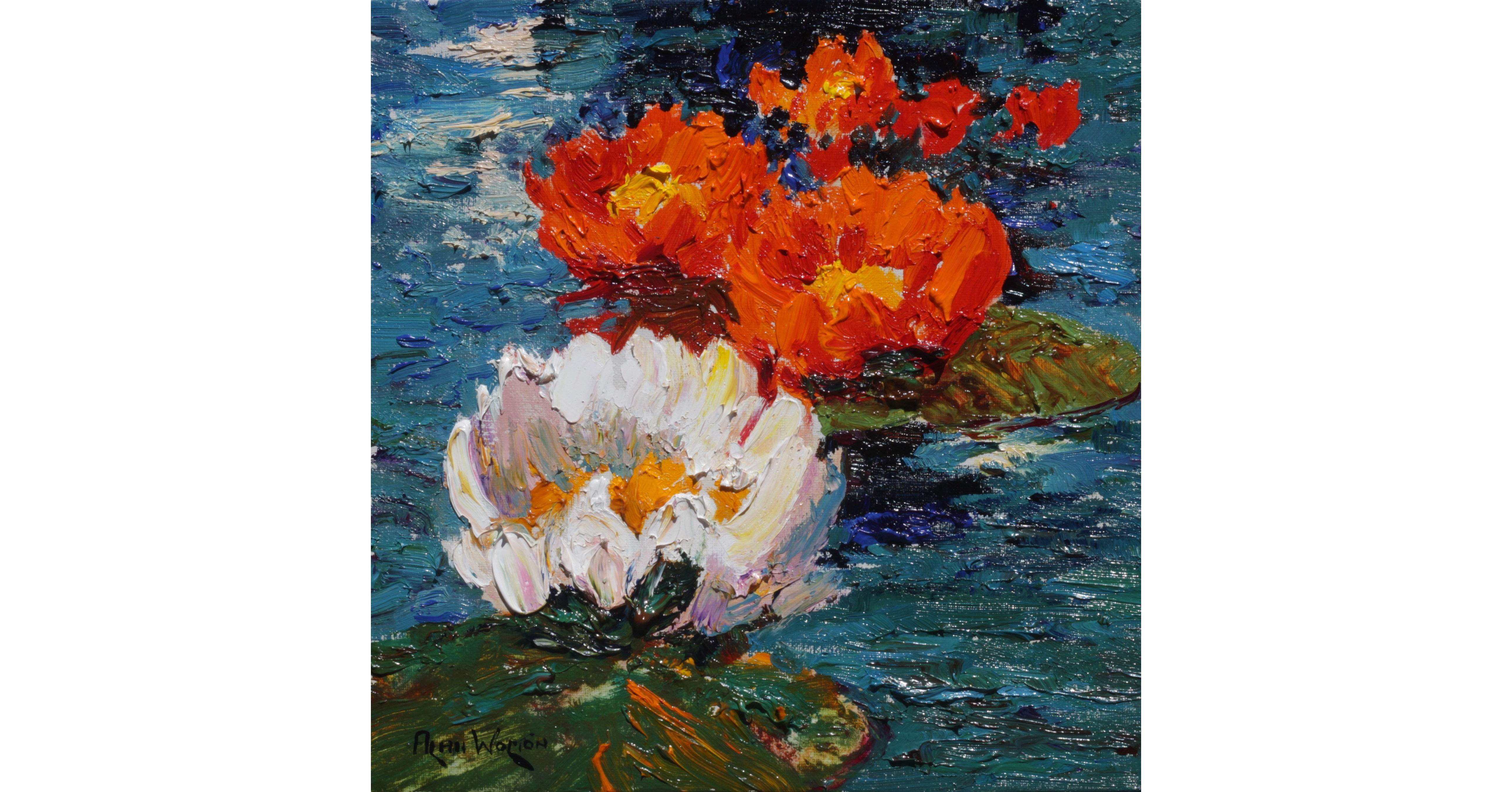 Master Impressionist Alan Wolton Releases Small Works Paintings Online ...