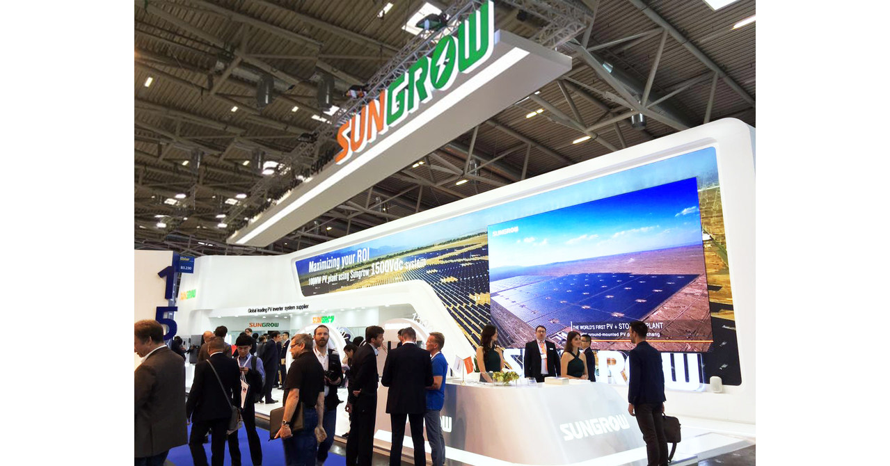Sungrow Presents 1500V PV Inverters and ESS at Intersolar Europe 2017