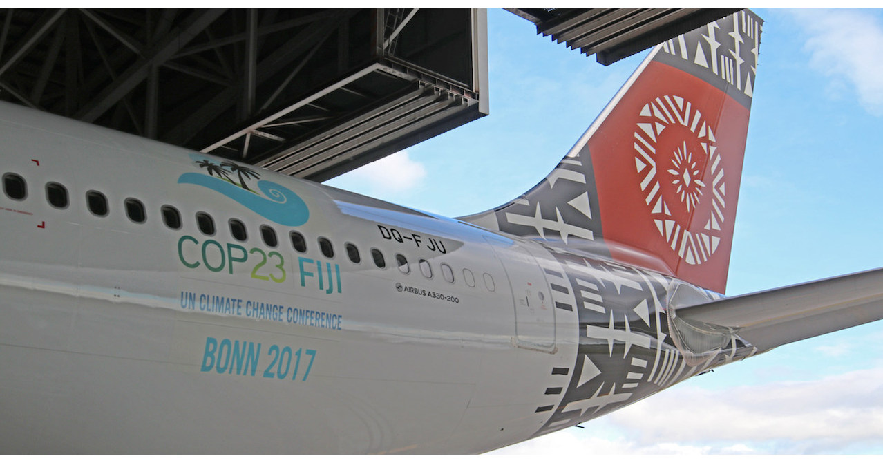 Fiji's COP23 Logo Takes To The Skies With Fiji Airways