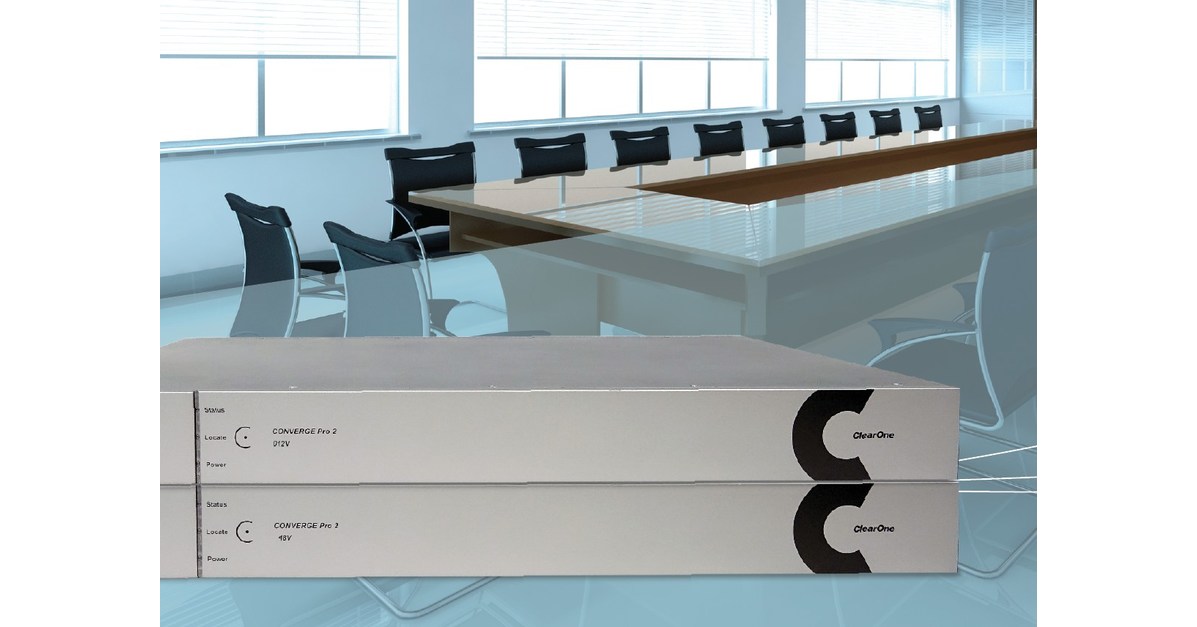 ClearOne Adds Two New Powerful DSP Mixers to its CONVERGE® Pro 2 Lineup