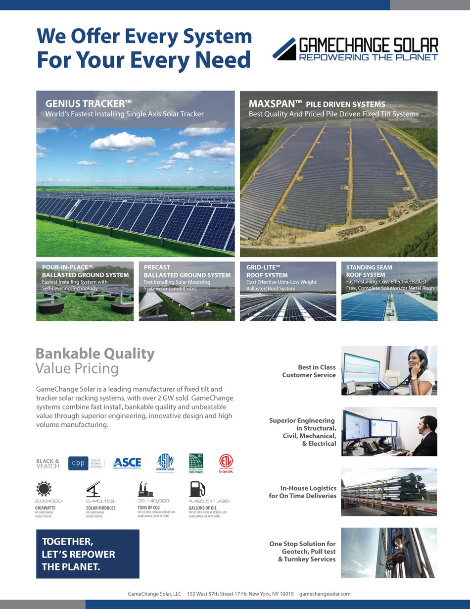 GameChange Unveils $2 Billion Capital Intro™ Program to Fund Solar Projects