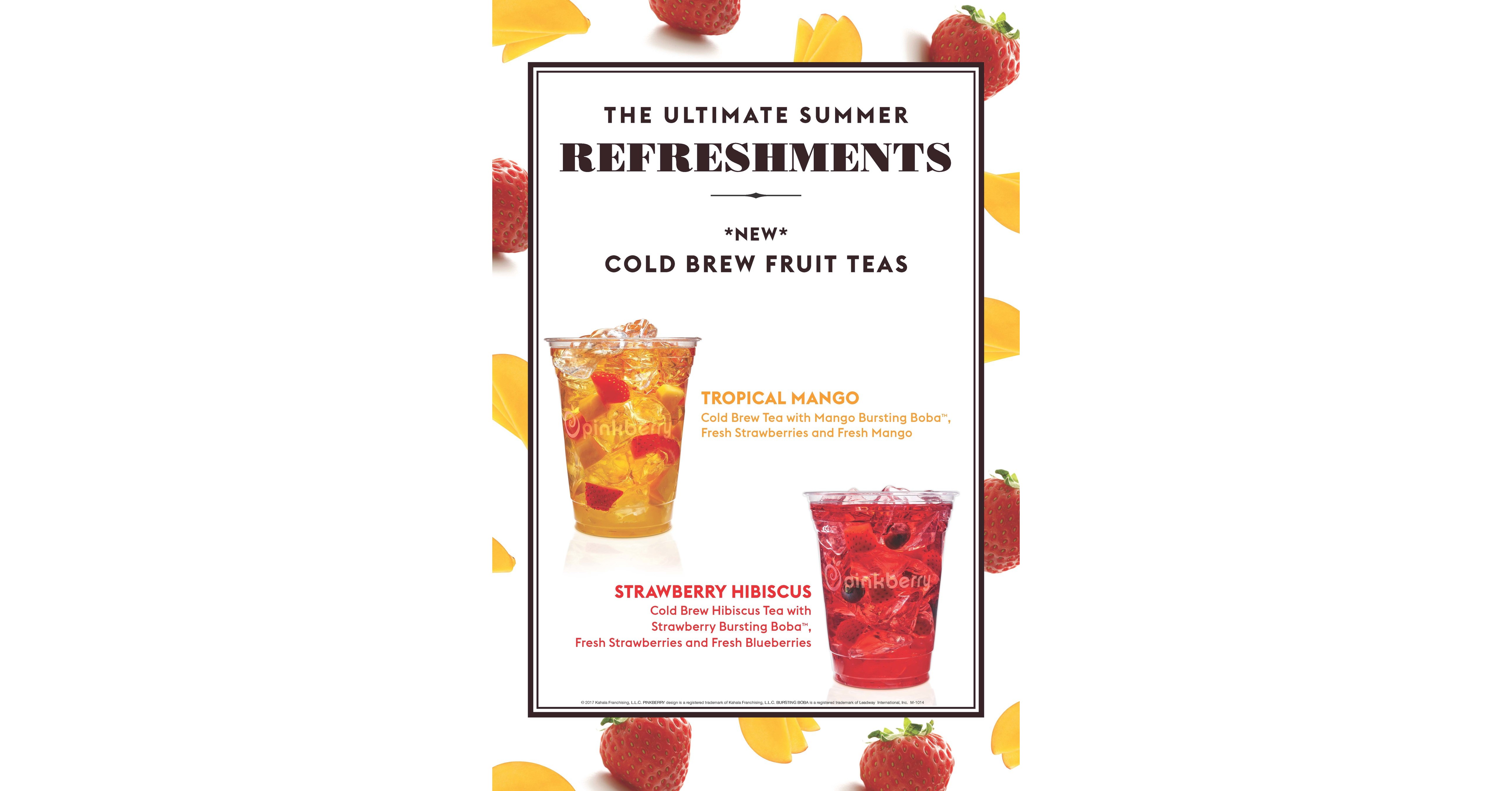 Pinkberry Introduces Blueberry Muffin Frozen Yogurt and Cold Brew Fruit ...