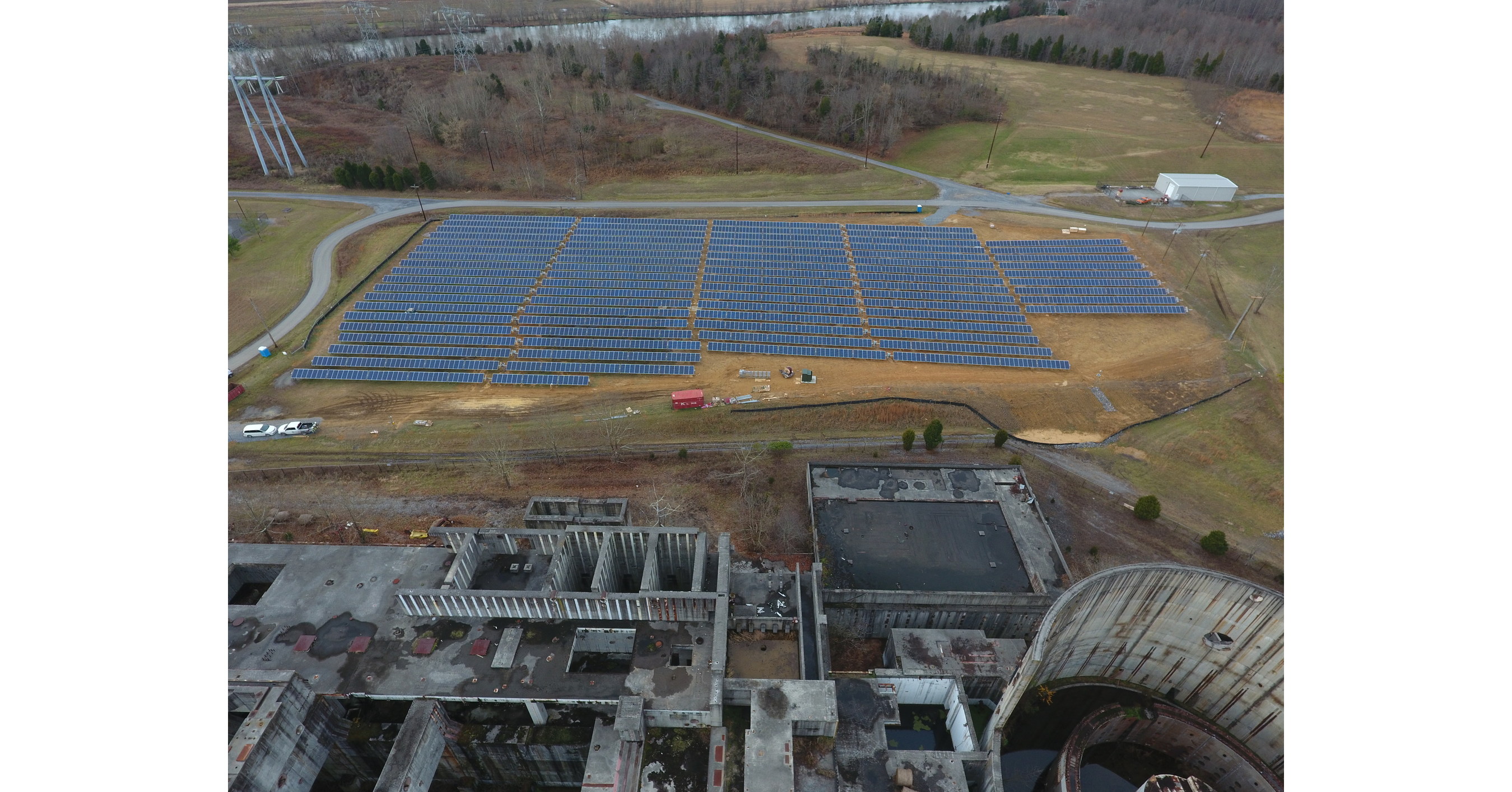 Solar Farm Brings New Use to Abandoned Nuclear Power Plant Site