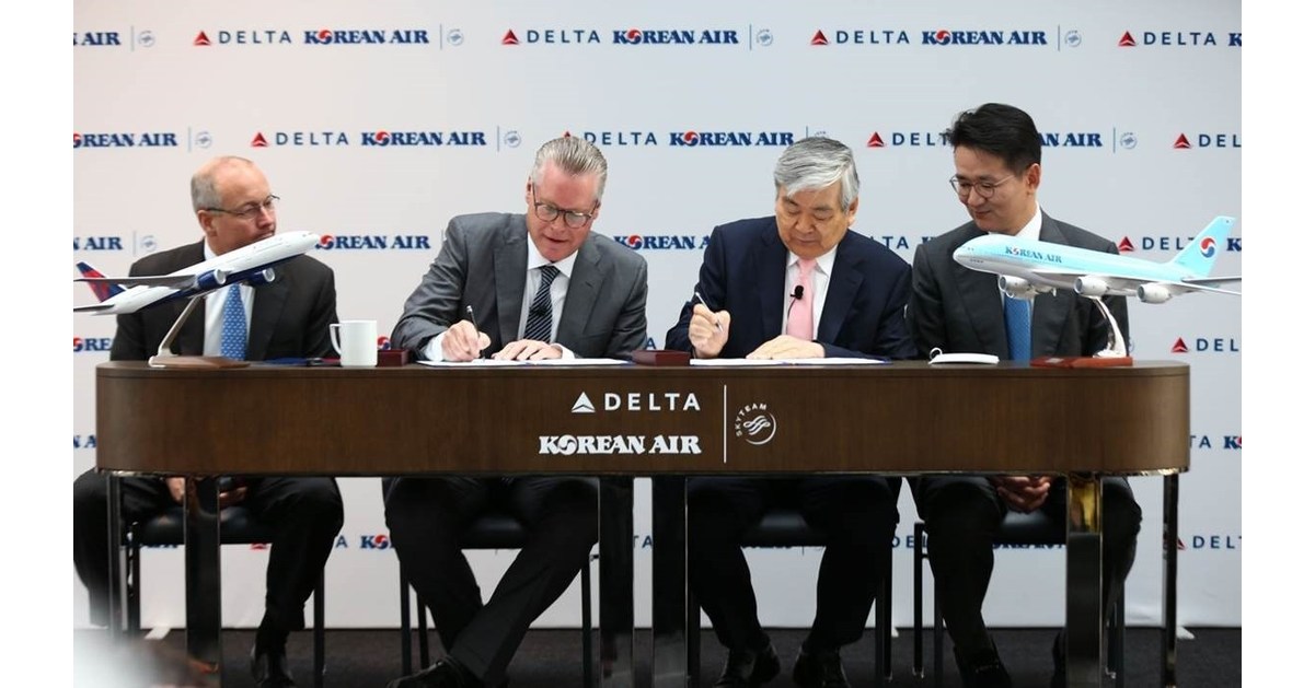 Delta and Korean Air Create Leading trans-Pacific Joint Venture