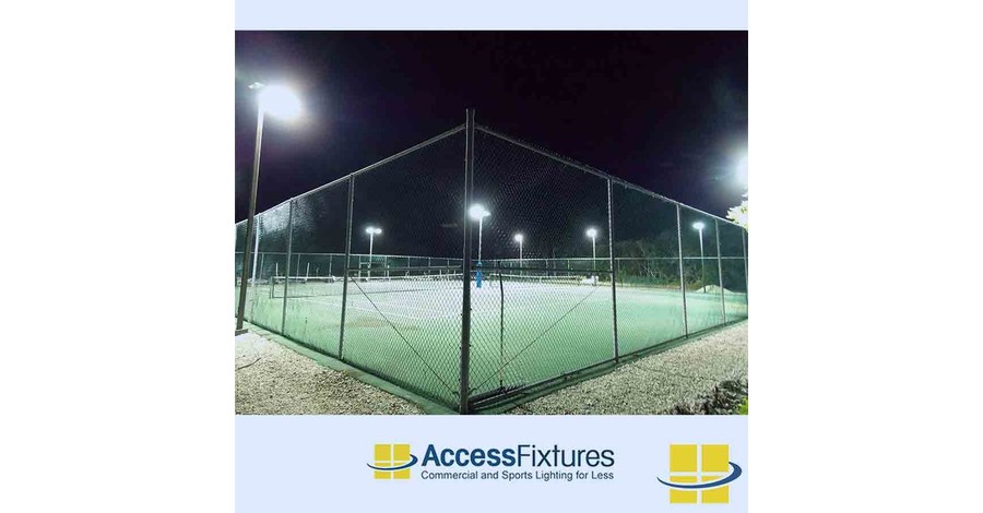 Access Fixtures Launches Competitive-Level LED Tennis Court Lighting