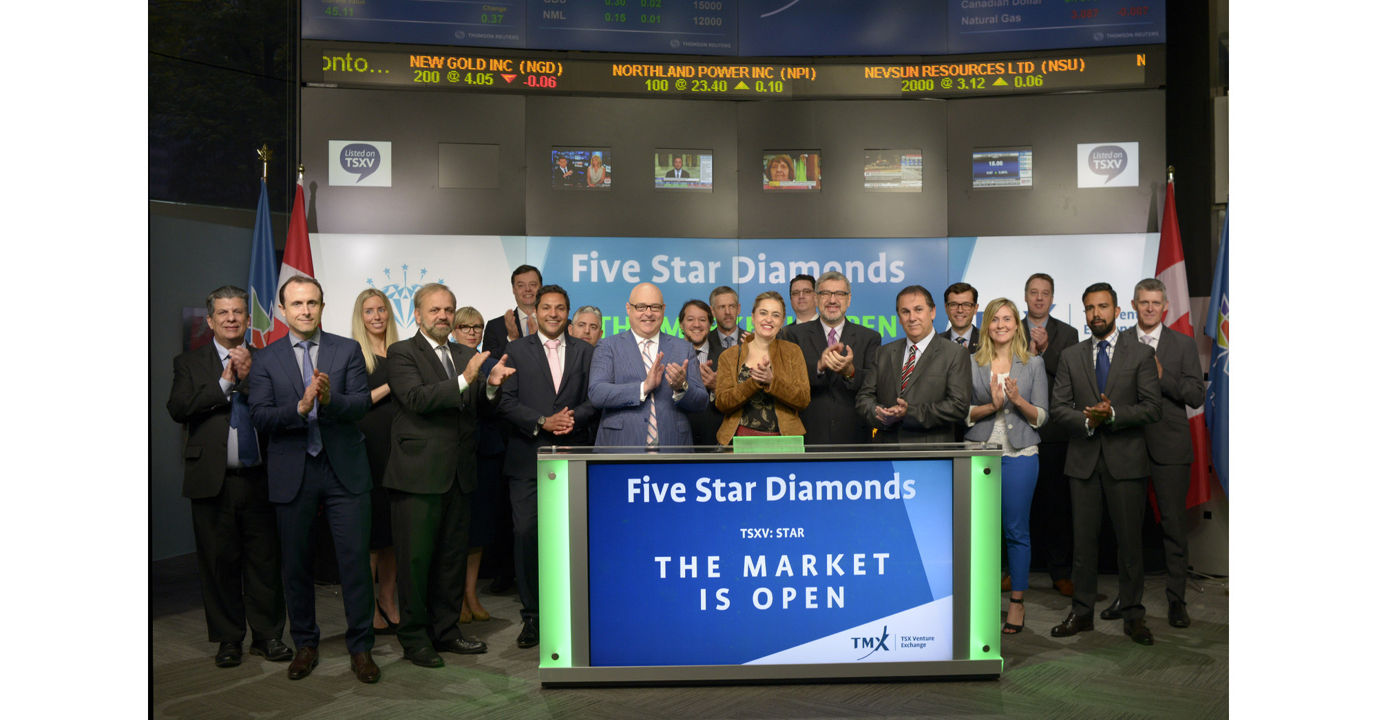 Five Star Diamonds Limited Opens the Market