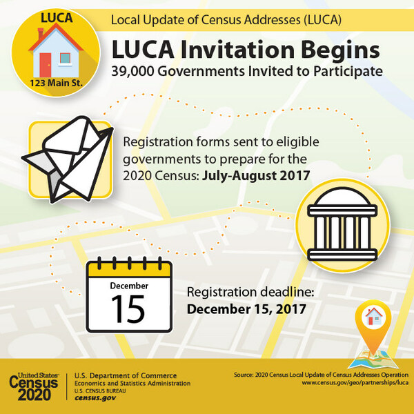 2020 Census Local Update of Census Addresses Operation to Begin