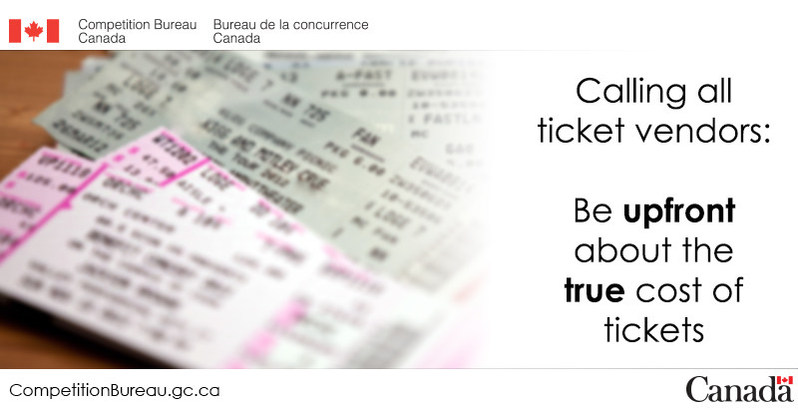 Calling all ticket vendors: Be upfront about the true cost of tickets