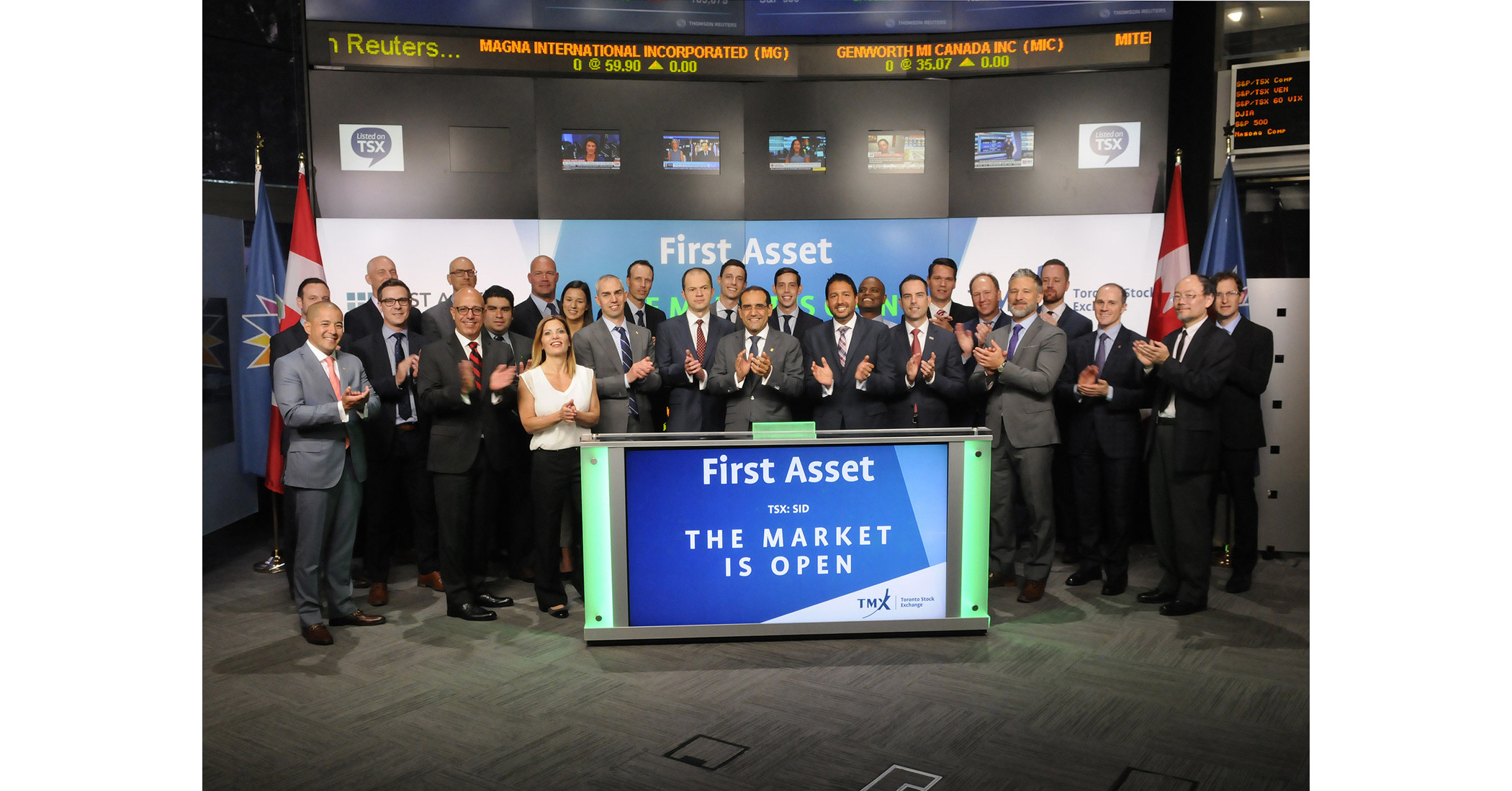 First Asset Opens the Market