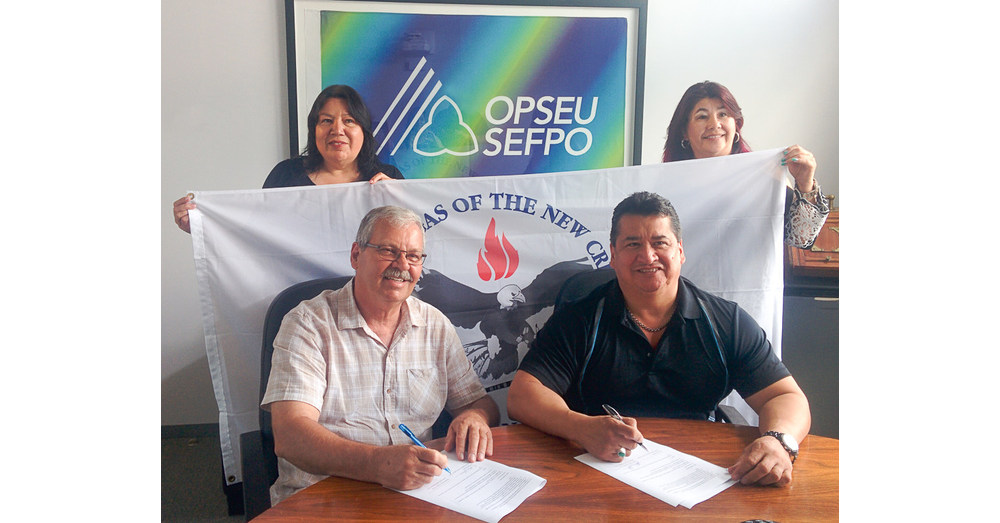 Mississaugas of the New Credit First Nation and OPSEU Forge Historic ...