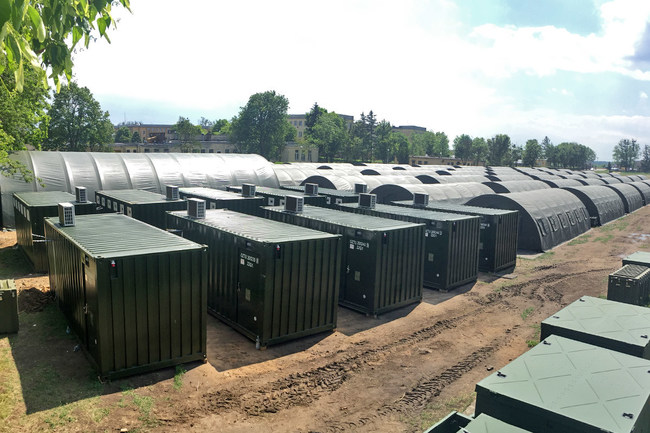 U.S. Army Europe Focused on Readiness Deploys 1,000-Person Turnkey Base ...