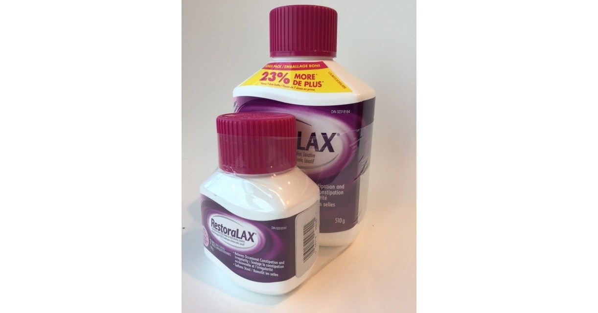 Le rappel de RestoraLAX® comprend maintenant les formats 30+7 de RestoraLAX