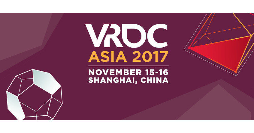 Virtual Reality Developers Conference (VRDC) Announces New 2017 Asia ...