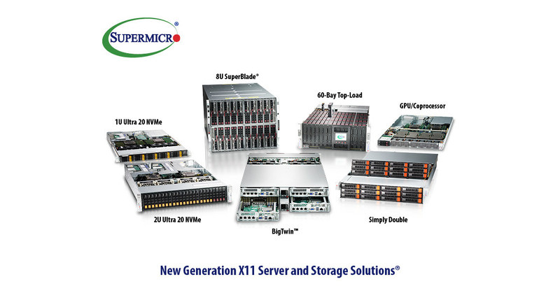 Supermicro Launches New X11 Family of Server and Storage Solutions ...