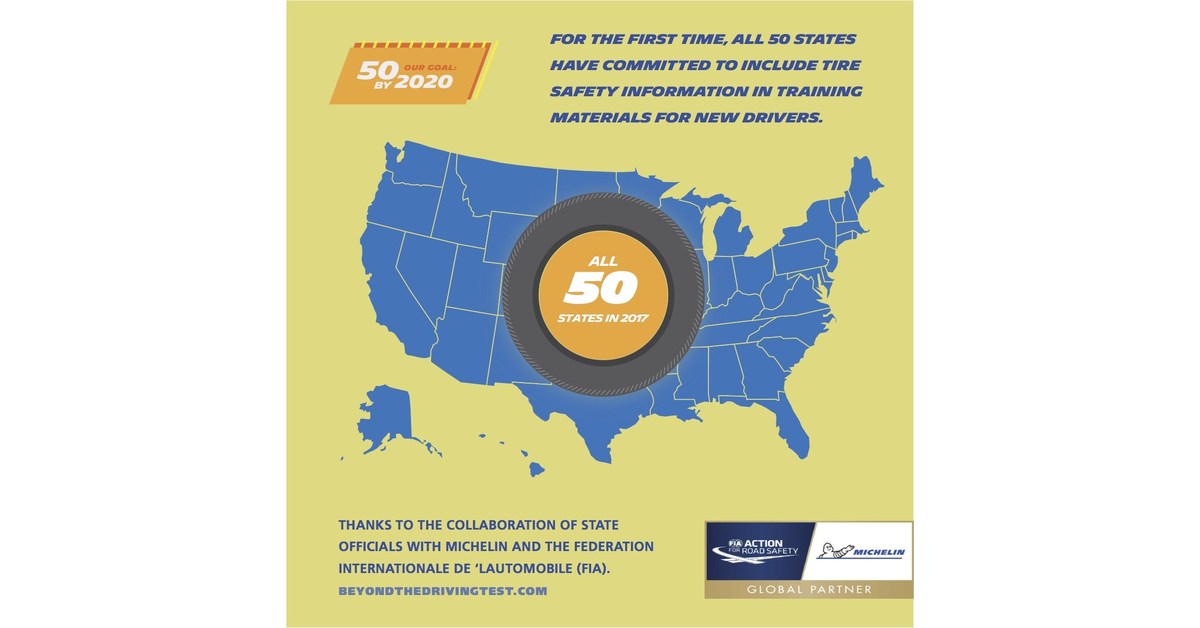 Michelin, FIA Improve Tire-Safety Education For New Drivers In All 50 ...