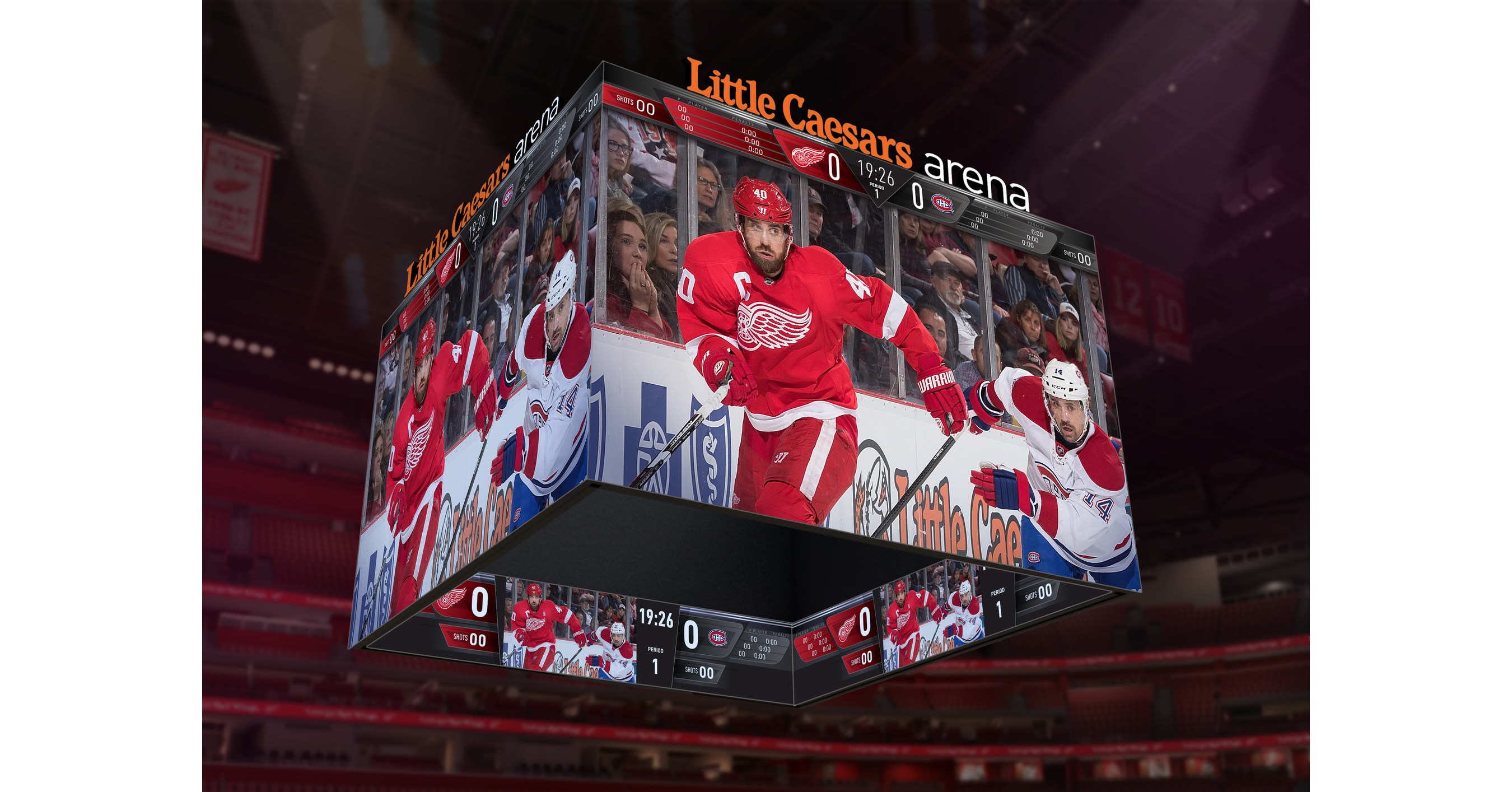 Little Caesars Arena Fans to Enjoy World's Largest, Seamless Centerhung ...
