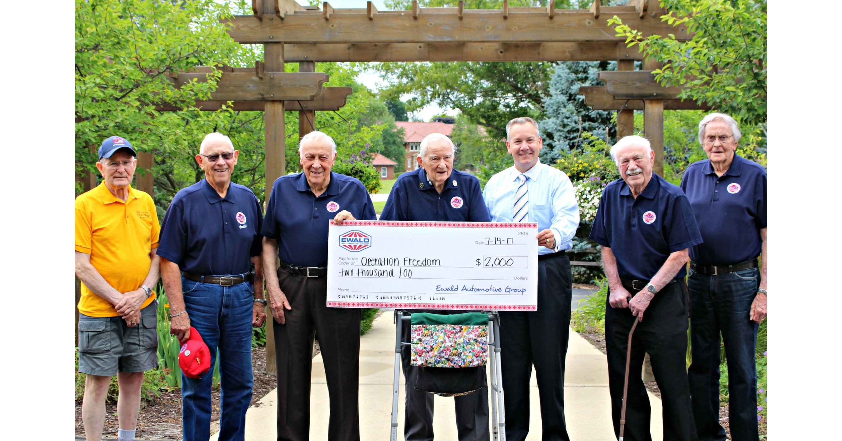 The Ewald Family Gives Back To Military Community